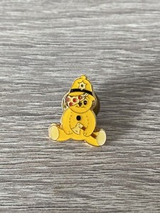 1992 BBC’s Children In Need Fire Pudsey Bear Vintage Enamel Pin Badge ...