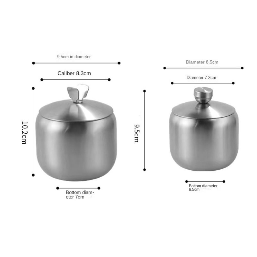 Stainless Steel Can Bottle Storage Box Multi-purpose Condiment Shaker ...