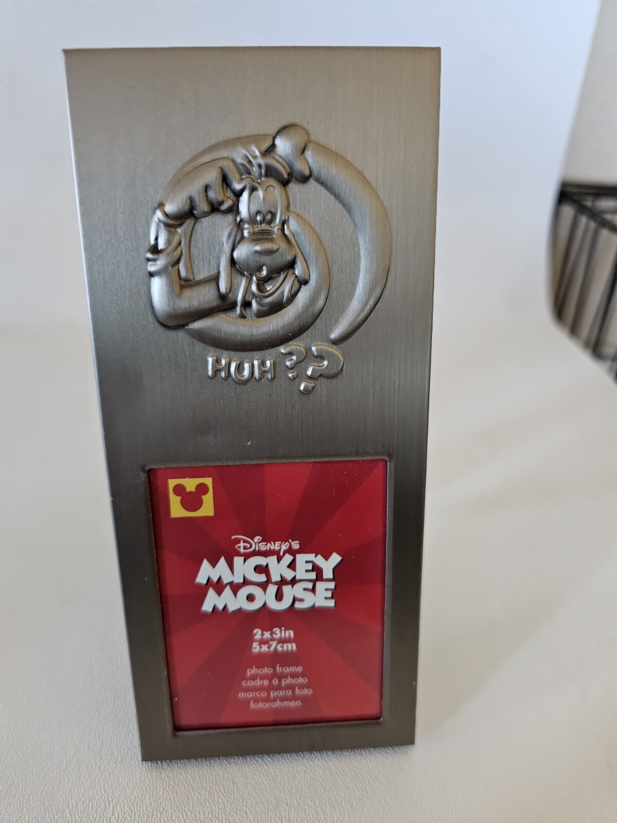 Disney's Mickey Mouse Picture Frame "Goofy Huh??" 2"X3" Picture | eBay