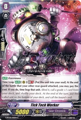 CFV G-BT05/101EN Tick Tock Worker G-BT05/101EN Carte Vanguard | eBay