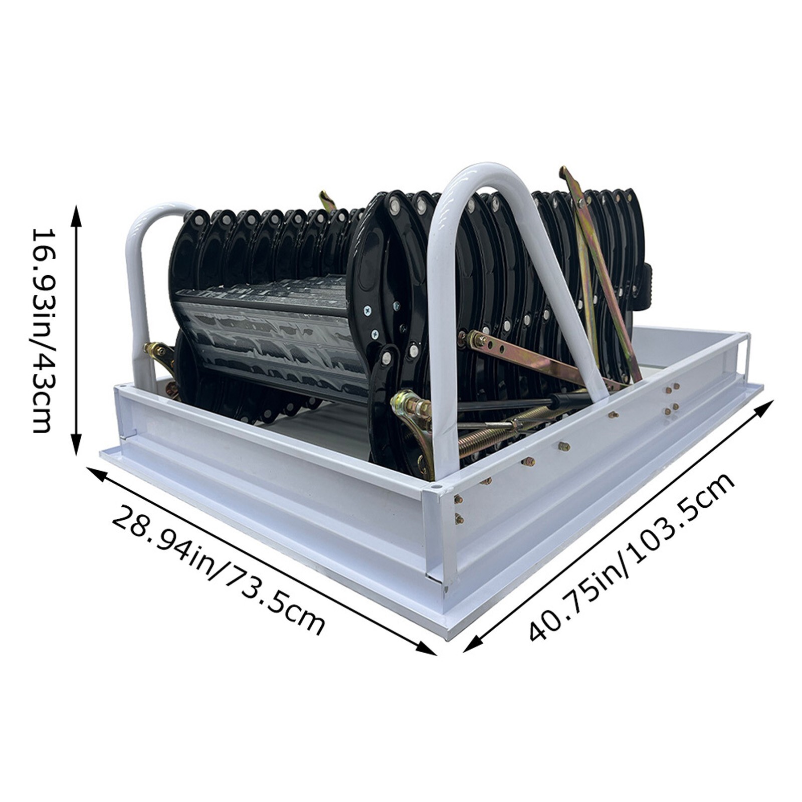 Ceiling Pull-down Staircase 27.56 "x 39.37" Concealed Attic Retractable ...