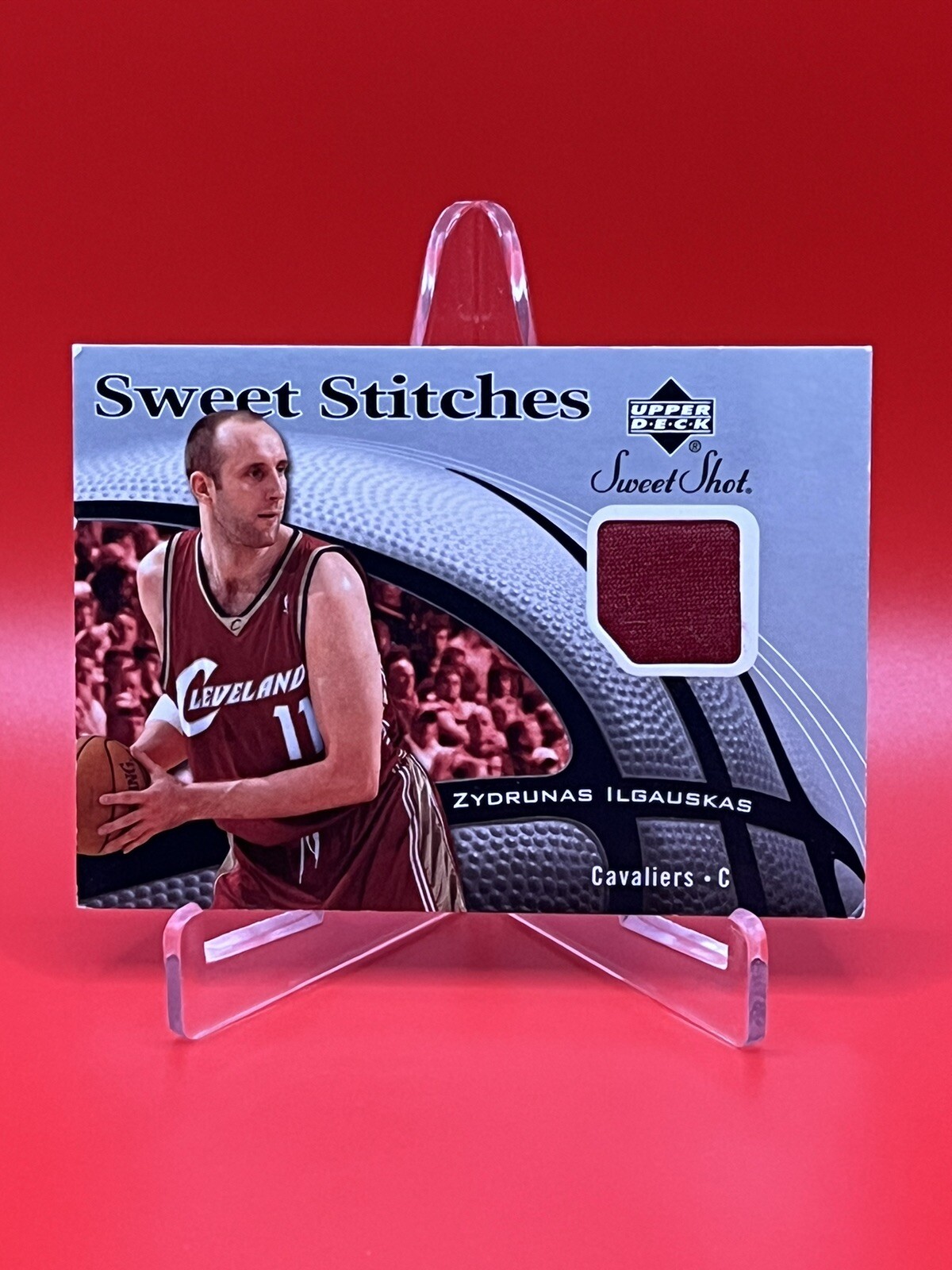 2006-07 Upper Deck Sweet Shot Sweet Stitches Game Used MEM Zydrunas ...