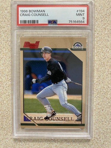 1996 Bowman - Craig Counsell #194 (RC) for sale online | eBay