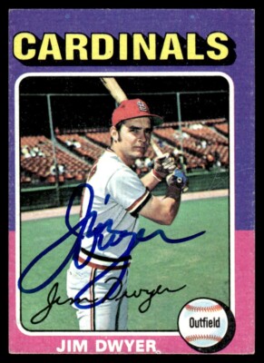 1975 Topps Mini Baseball Card Jim Dwyer RC St. Louis Cardinals #429 ...