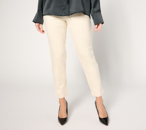BEAUTIFUL by Lawrence Zarian Women's Petite Pants PS Printed Slim White ...