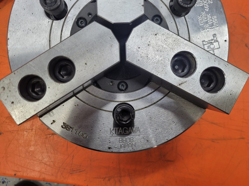 New Kitagawa lathe chuck BB08, A2-6, M74 P2 thread | eBay