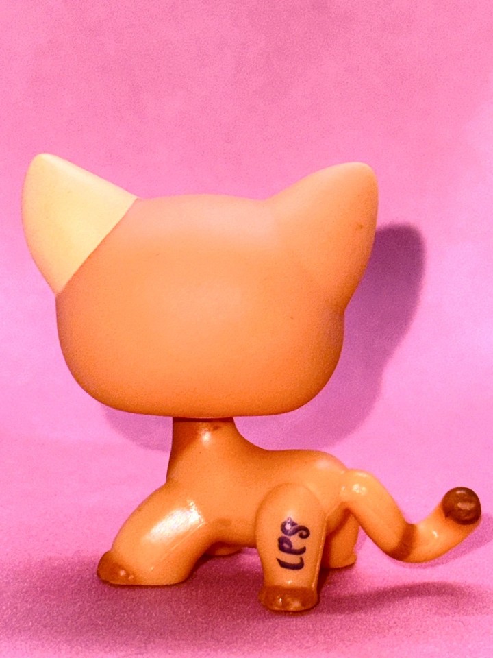 LPS Hasbro Target Bone Tin Shorthair Cat #1643 - Authentic Littlest Pet ...