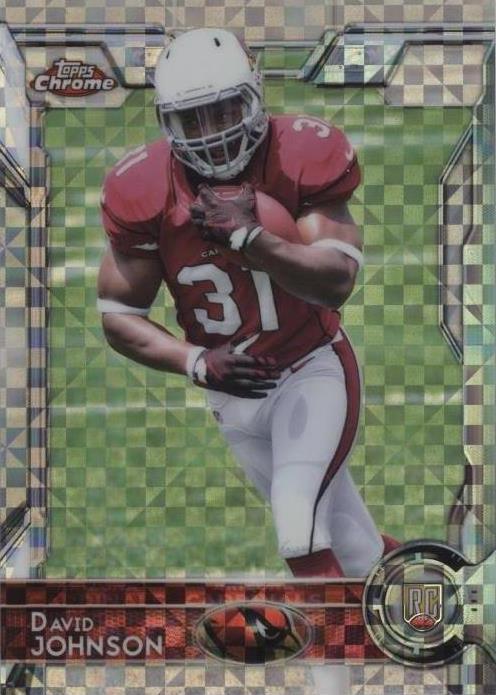 2015 Topps Chrome - Rookies David Johnson #177 X-Fractor (RC) for sale ...