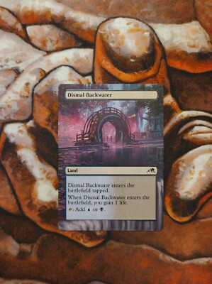 Magic the Gathering Dismal Backwater #2 Hand Painted Unique Custom MTG ...