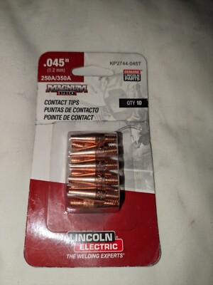 Lincoln Electric KP2744-045T Contact Tip Tapered .045 (10 Pieces) | eBay
