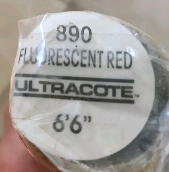 NOS CG UltraCote Fluoresent Red 890 Airplane Covering | eBay