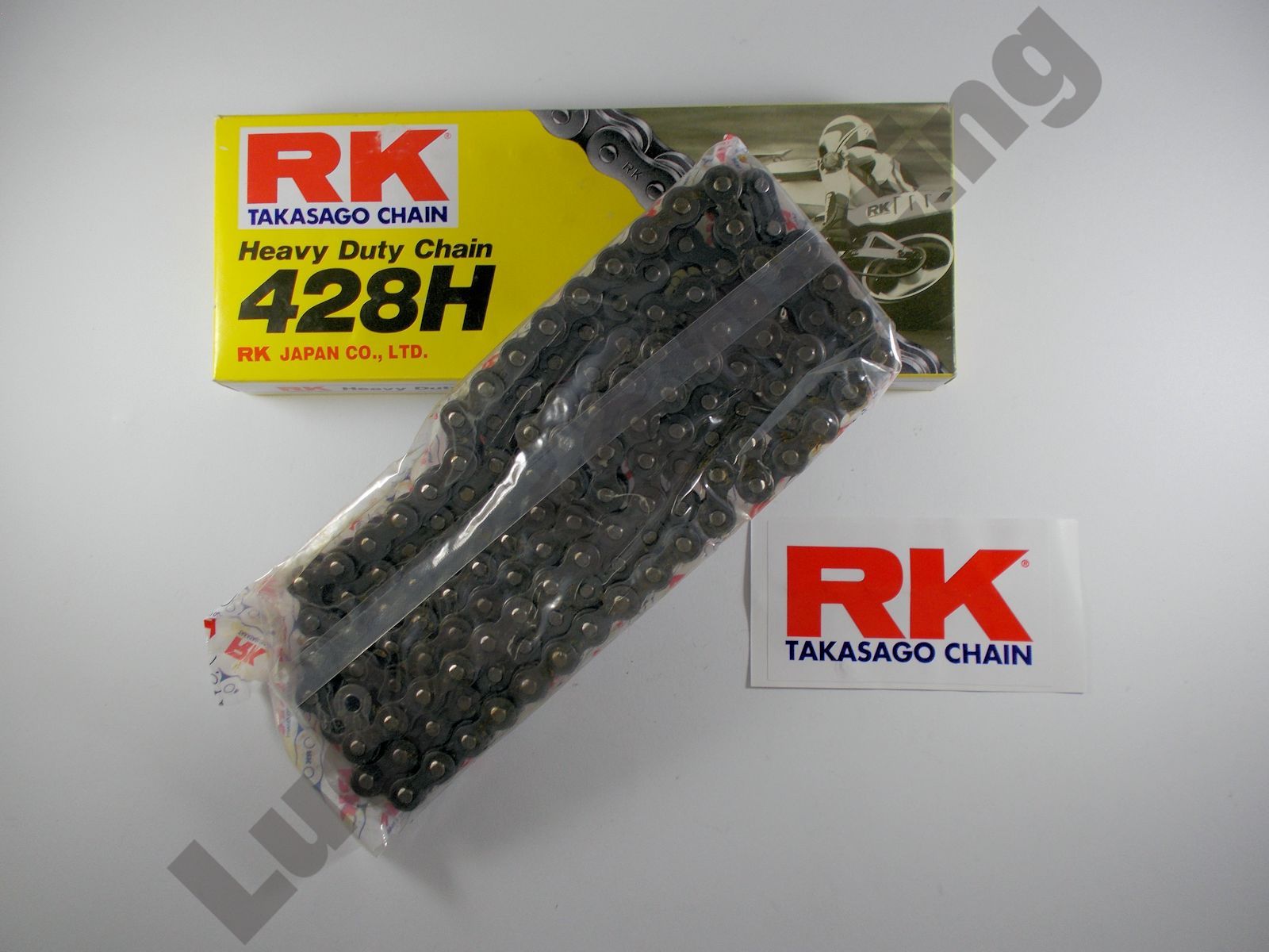 RK Heavy Duty chain 428 pitch with 132 links for some Yamaha Suzuki ...