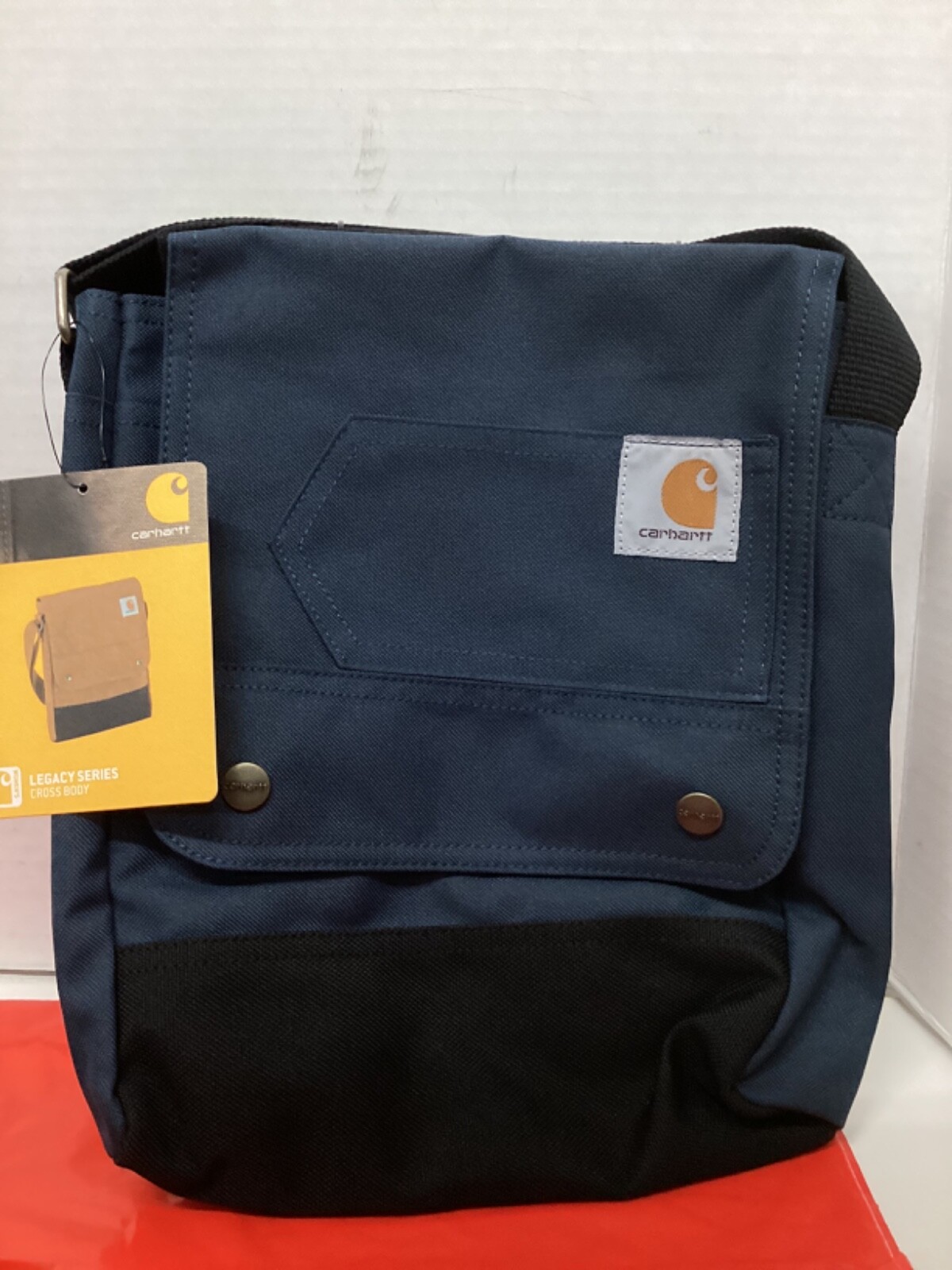 Carhartt Womens's Cross Body Carry All Bag Navy /Black NWT | eBay