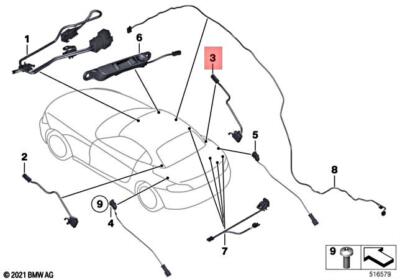Genuine BMW Z4 Roadster E89 Z4 18i 20i Microswitch Roof Shell Right ...