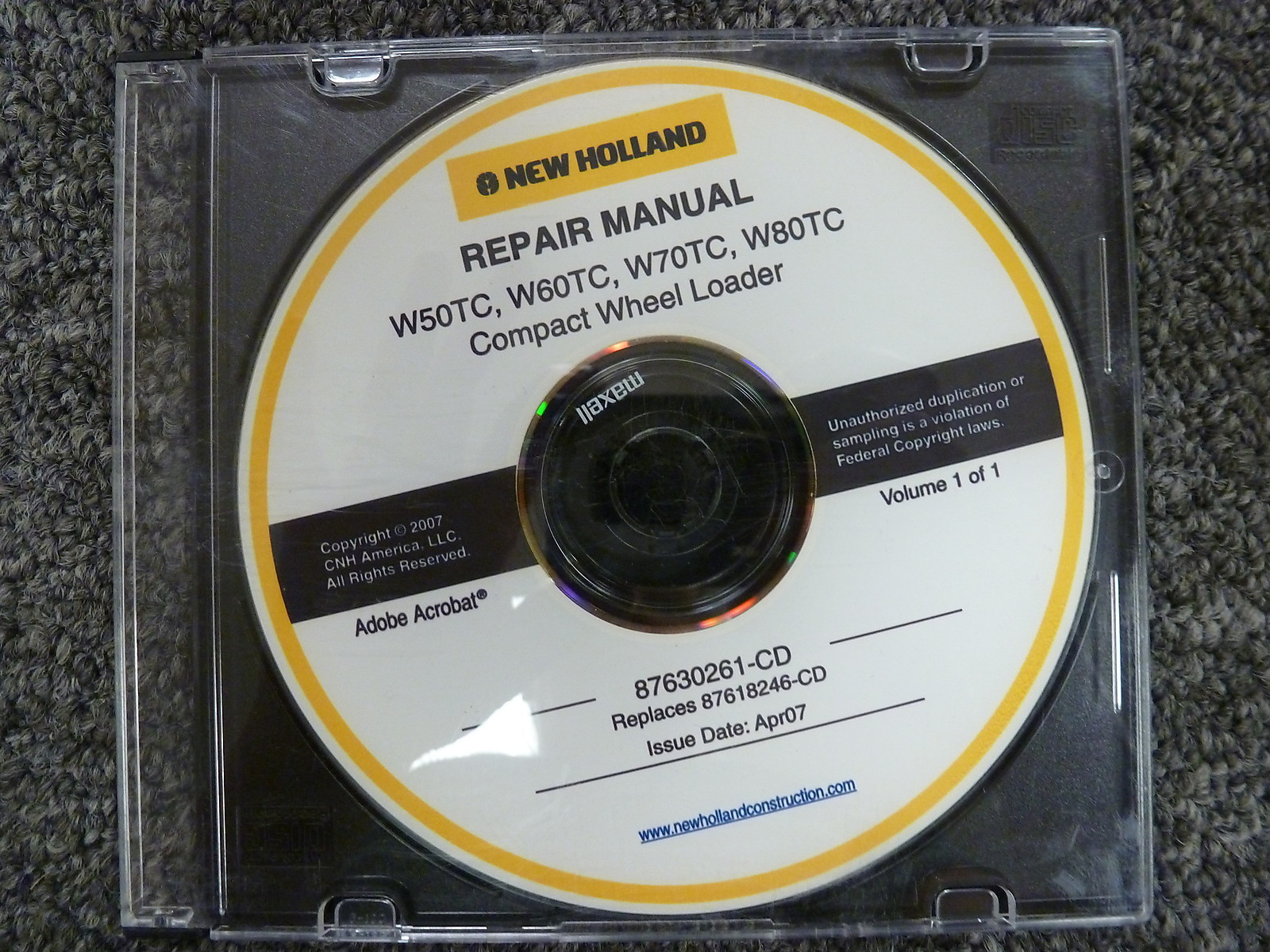 New Holland W50TC W60TC W70TC W80TC Wheel Loader Shop Service Repair ...