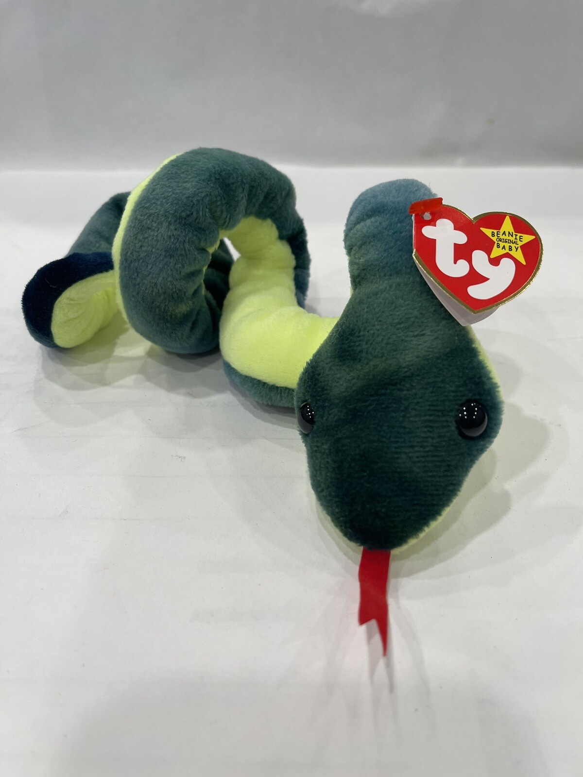 TY Beanie Babies Hissy The Snake Plush Toy Stuffed Animal | eBay