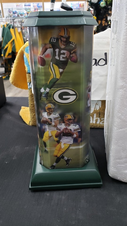 AARON RODGERS GREEN BAY PACKERS NFL LEGENDS ILLUMINATED SCULPTURE ...