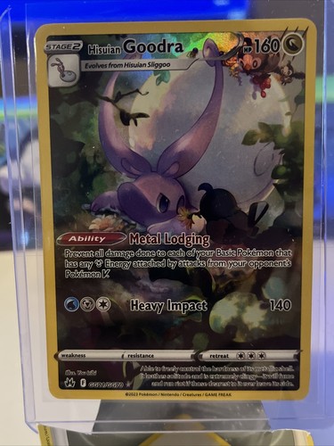 Pokémon TCG Hisuian Goodra Crown Zenith: Galarian Gallery GG21/GG70 ...