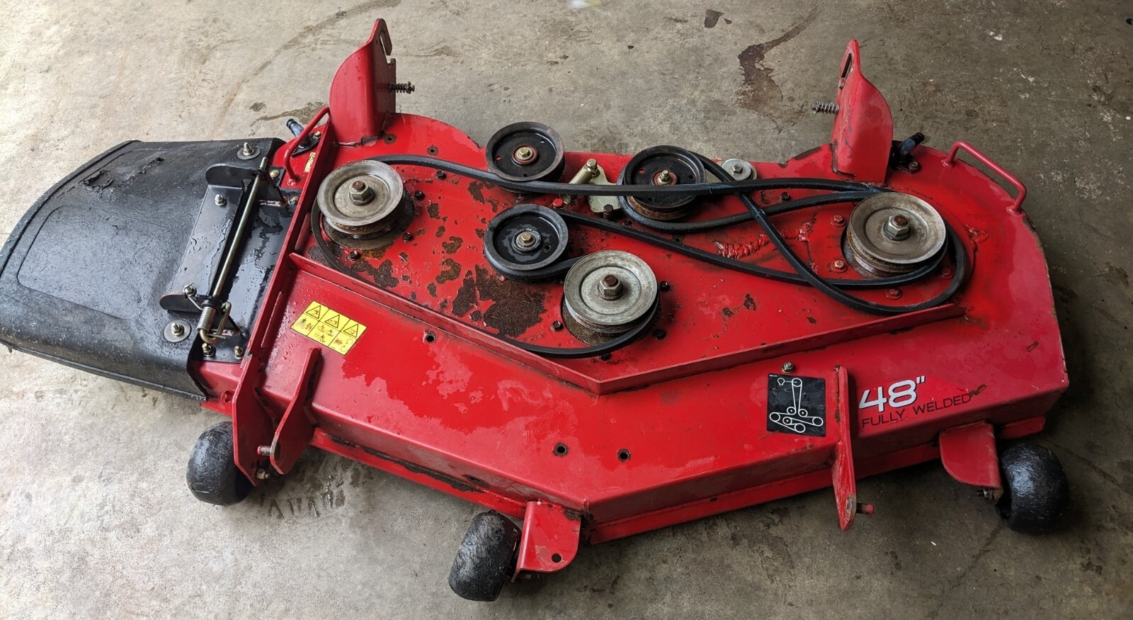 Toro Titan Fabricated Mower Deck 48" 119-3383 | eBay