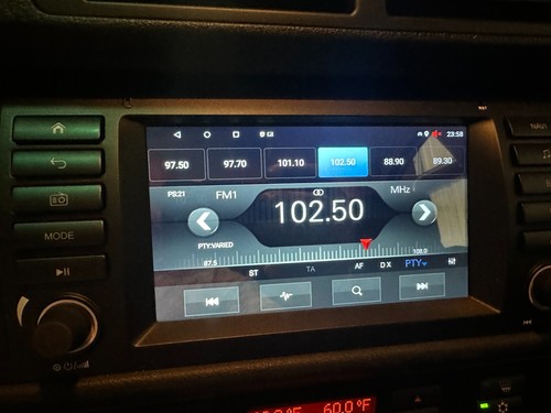 Dash Radio GPS Screen Display Monitor After Market BMW E39 530 530I OEM ...