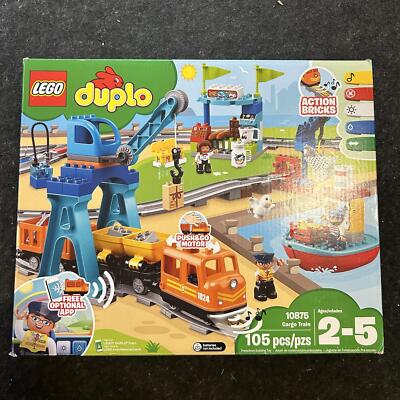LEGO DUPLO 10875 Town Cargo Train Set | eBay