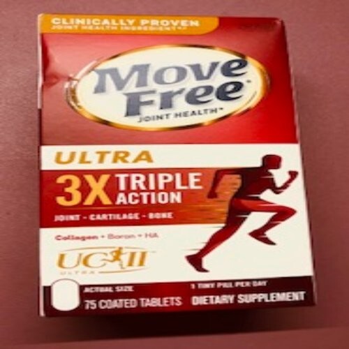 Schiff Move Free Ultra Triple-Action Tablets - 75 Count (NIB expiration ...