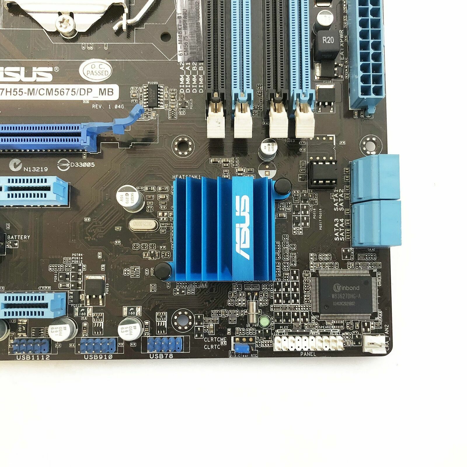 For ASUS P7H55-M/CM5675/DP MB INTEL SOCKET Motherboard VGA HDMI Tested ...