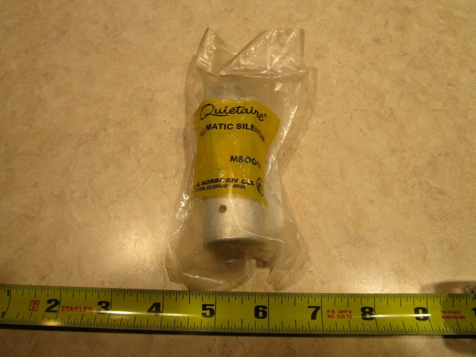 QUIETAIRE MB004A PNEUMATIC SILENCER, 1/2" NPT, E0517 | eBay