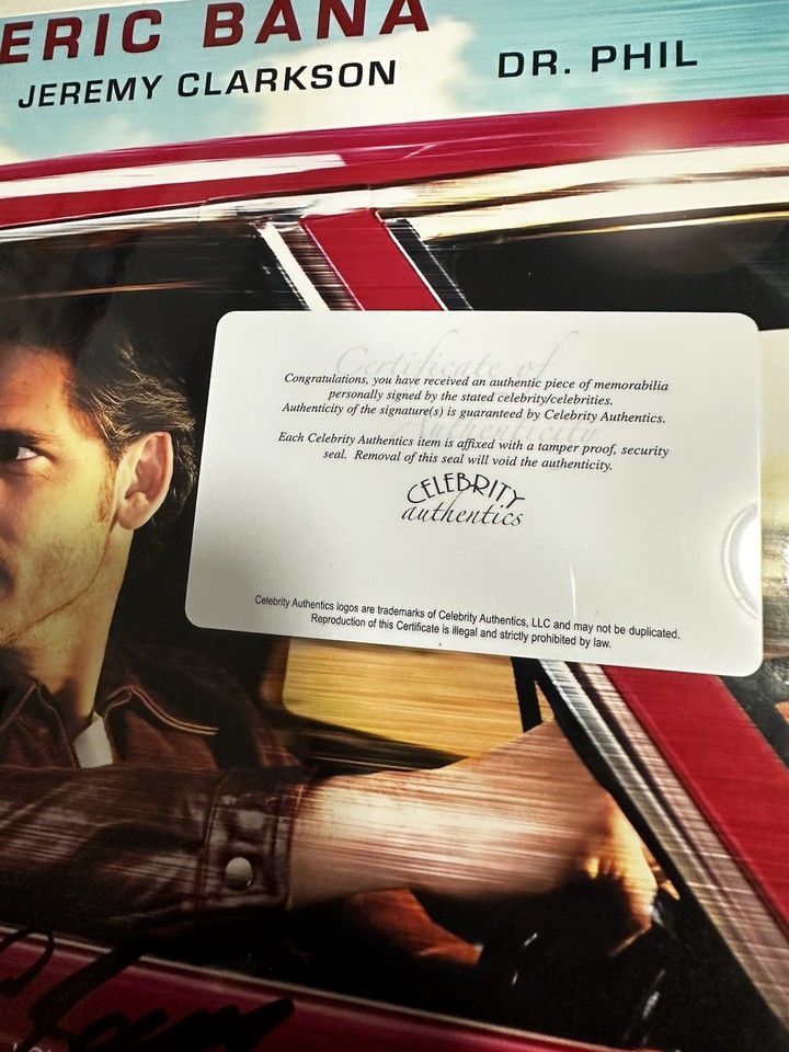 Eric Bana Firmato Love The Beast 8x10 Foto. Celebrità Autentica Coa | eBay