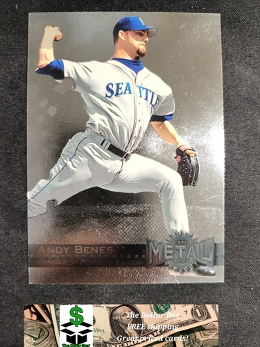 1996 Metal Universe Andy Benes PLATINUM Card #221 Mariners | eBay
