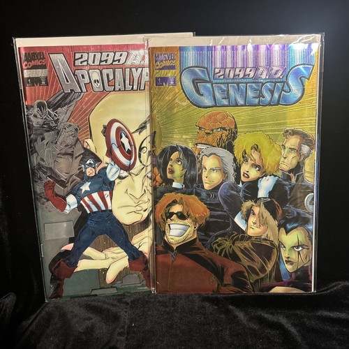 2099 A.D. GENESIS & APOCALYPSE CHROME WRAPAROUND COVERS MARVEL COMICS ...