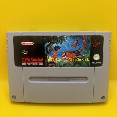 Disney's The Jungle Book Super Nintendo Snes PAL Cart Only Working ...