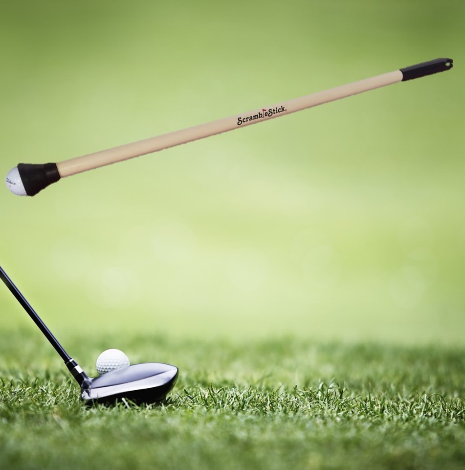 THE ORIGINAL 32" SCRAMBLE STICK GOLF BALL RETRIEVER SCRAMBLESTICK MADE ...