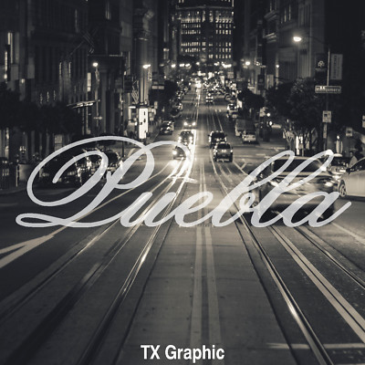 Puebla Decal Lettering Estado sticker Mexico State MX PUE Mole Poblano ...