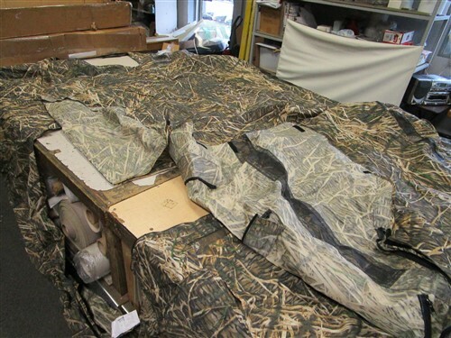 JON BOAT WILD GAME (2009) CAMOUFLAGE CABIN ENCLOSURE SET DOWCO 43377-30 ...
