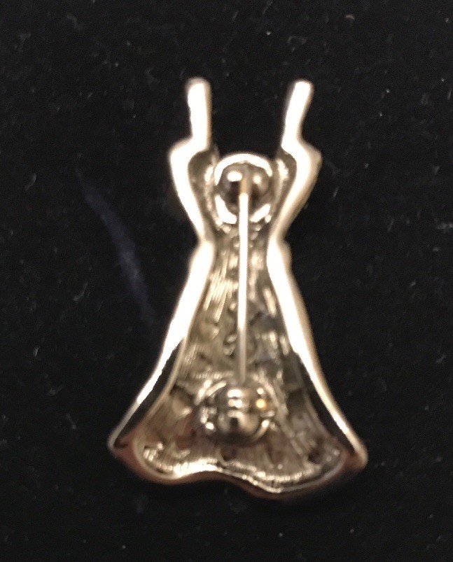 Swarovski Red Dress Pin Brooch 1513952 With Box & Certificate | eBay