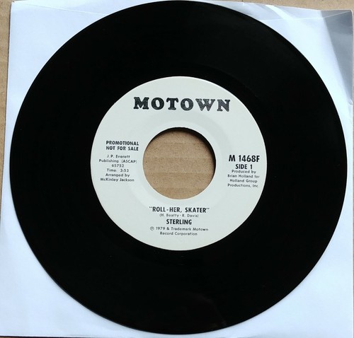 STERLING Roll-Her Skater 45 7" DISCO SOUL 1979 Vinyl MOTOWN Records DJ ...