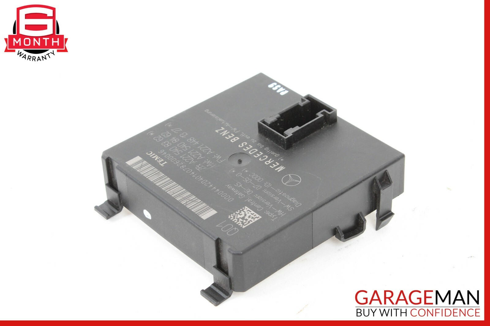 07-09 Mercedes W221 S550 CL550 Central Gateway Control Module ...