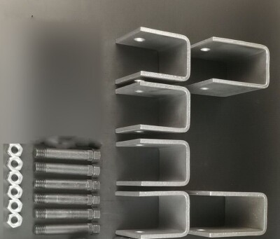 Trailer Leaf Spring Hanger Kit fit Double Eye Springs Tandem Axle 3500 ...