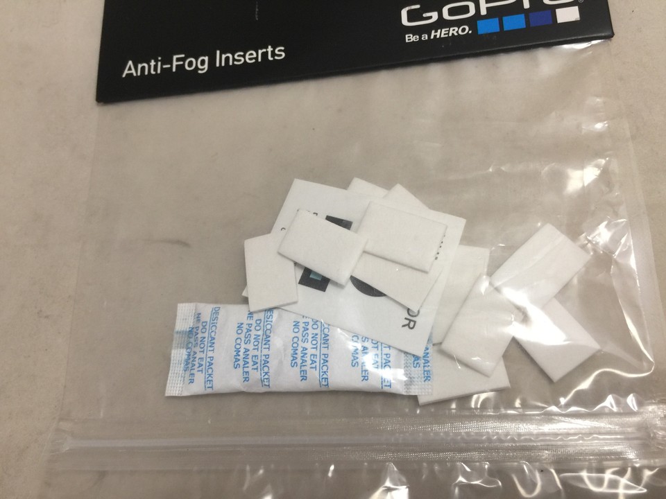 NEW GO PRO GoPro Hero 1 2 3 Anti-Fog Inserts Kit Pack AHDAF-301 G0714A ...