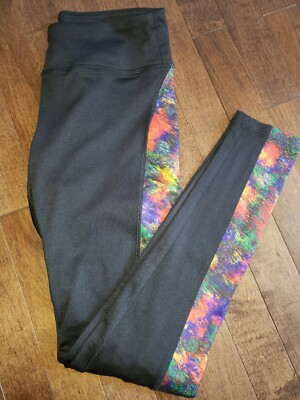 Lularoe Small Jordan Work Out Athletic Pants Black Multi-colored | eBay