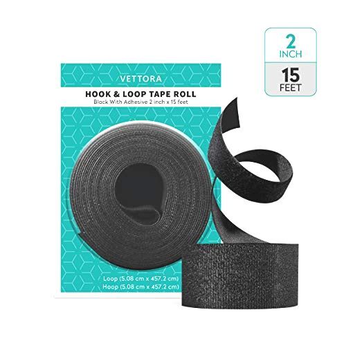 15ft Hook and Loop Reusable Fastening Tape Strap Cable Ties Double ...