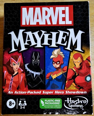 Marvel Mayhem By Hasbro. Fun Super Hero Card Game. Brand New, Factory ...