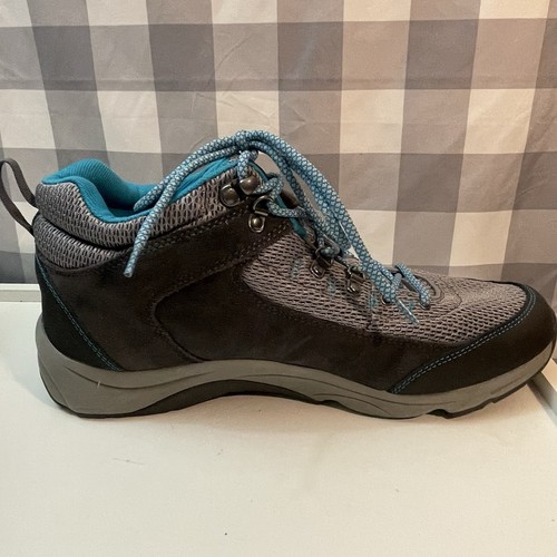Vionic US 11W Aqua Gray Cypress Trail Hiking Boots Womens EU 43W Lace ...