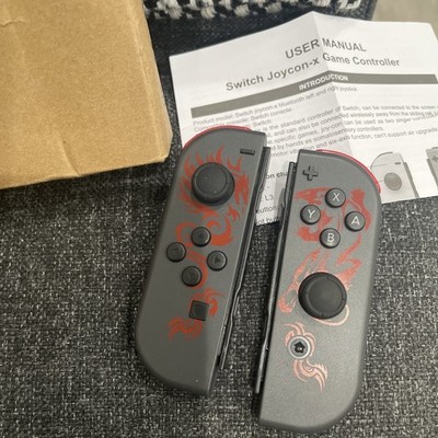 Joy Con Remote Control Color Gray Red Dragon. | eBay