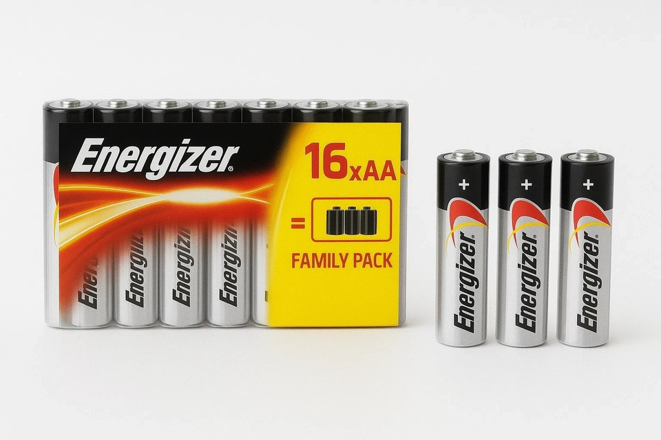 Energizer AA Alkaline Power Batteries Family Value Pack LR6 Long Expiry ...