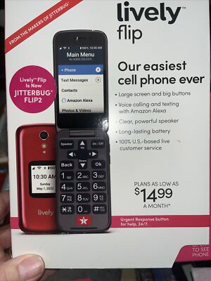 GreatCall Flip - 16GB - Red Flip Phone | eBay