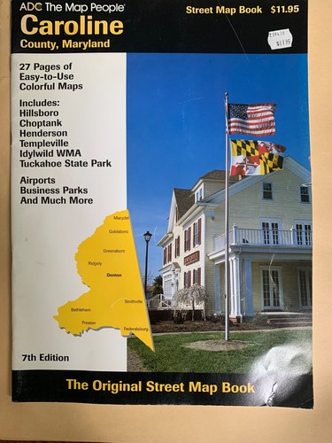 Caroline County Maryland ADC Street Map Book 7th Edition Softcover Very ...