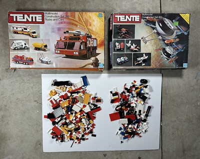 Tente Building Toy 2 Set Lot Set 260 & 460 Astro Trucks And Cars ...