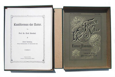 Kunstformen der Natur. Ernst Haeckel. 100 Tafeln mit Text *ORIGINAL ...